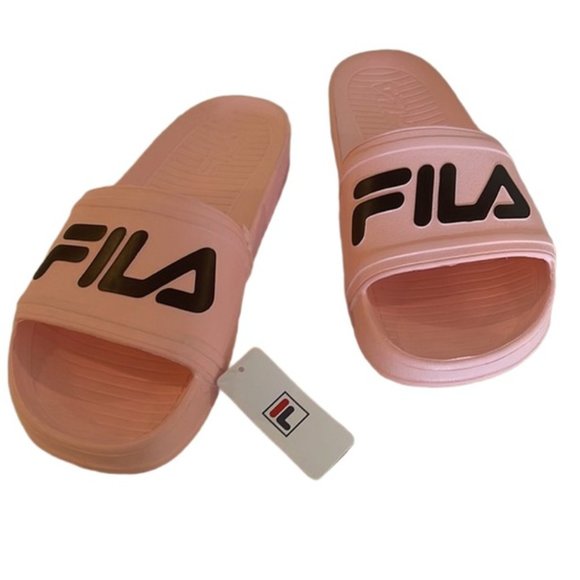 Fila | Shoes | Fila Womens Flip Flop Sleek Lt Slide Color Pink Black ...